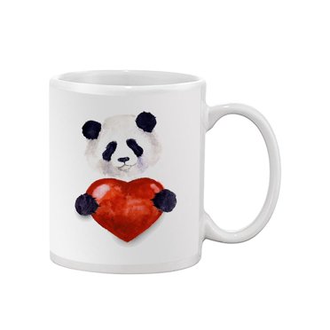 China Giant Panda Bear Ceramic Coffee Tea Mug Drink Cup With Spoon And ...