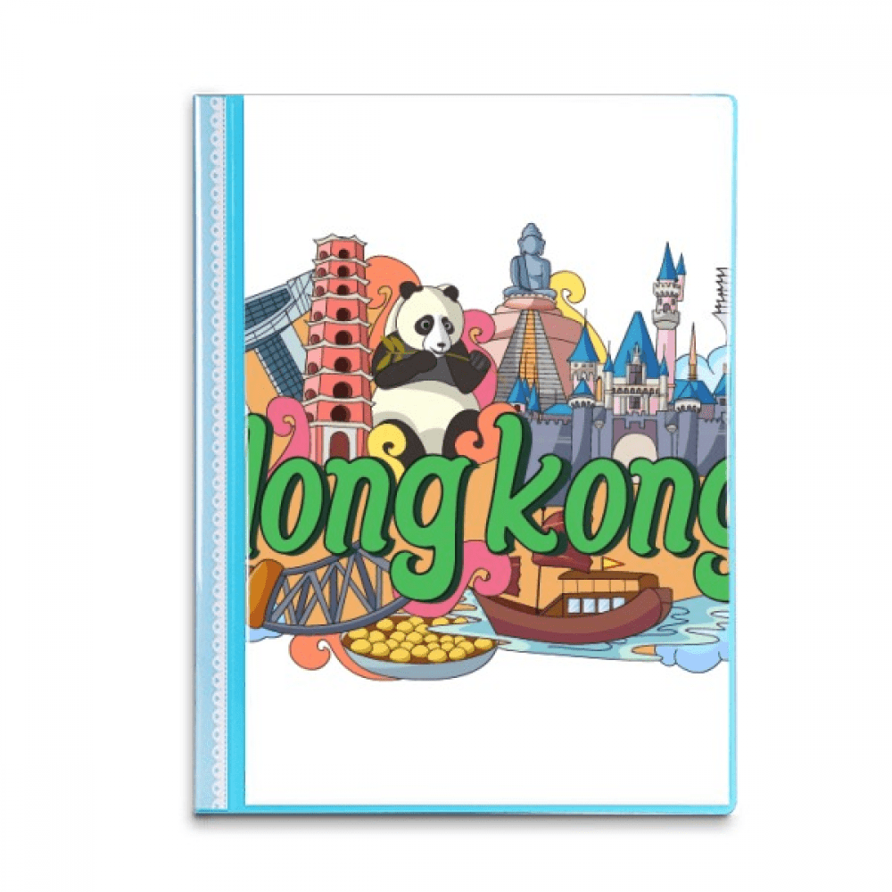 Panda Hong Kong Graffiti Art Deco Fashion Book Sheet Protectors ...