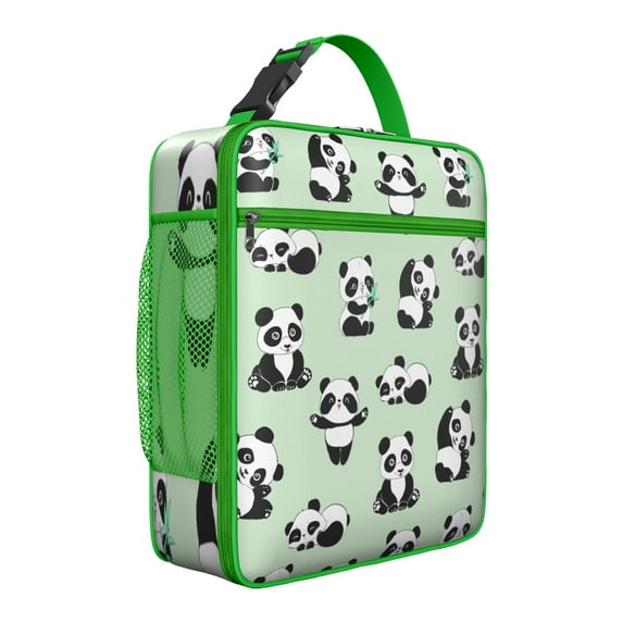Panda Insulated Lunch Box Student Reusable Lunch Tote Bag Fit Most ...