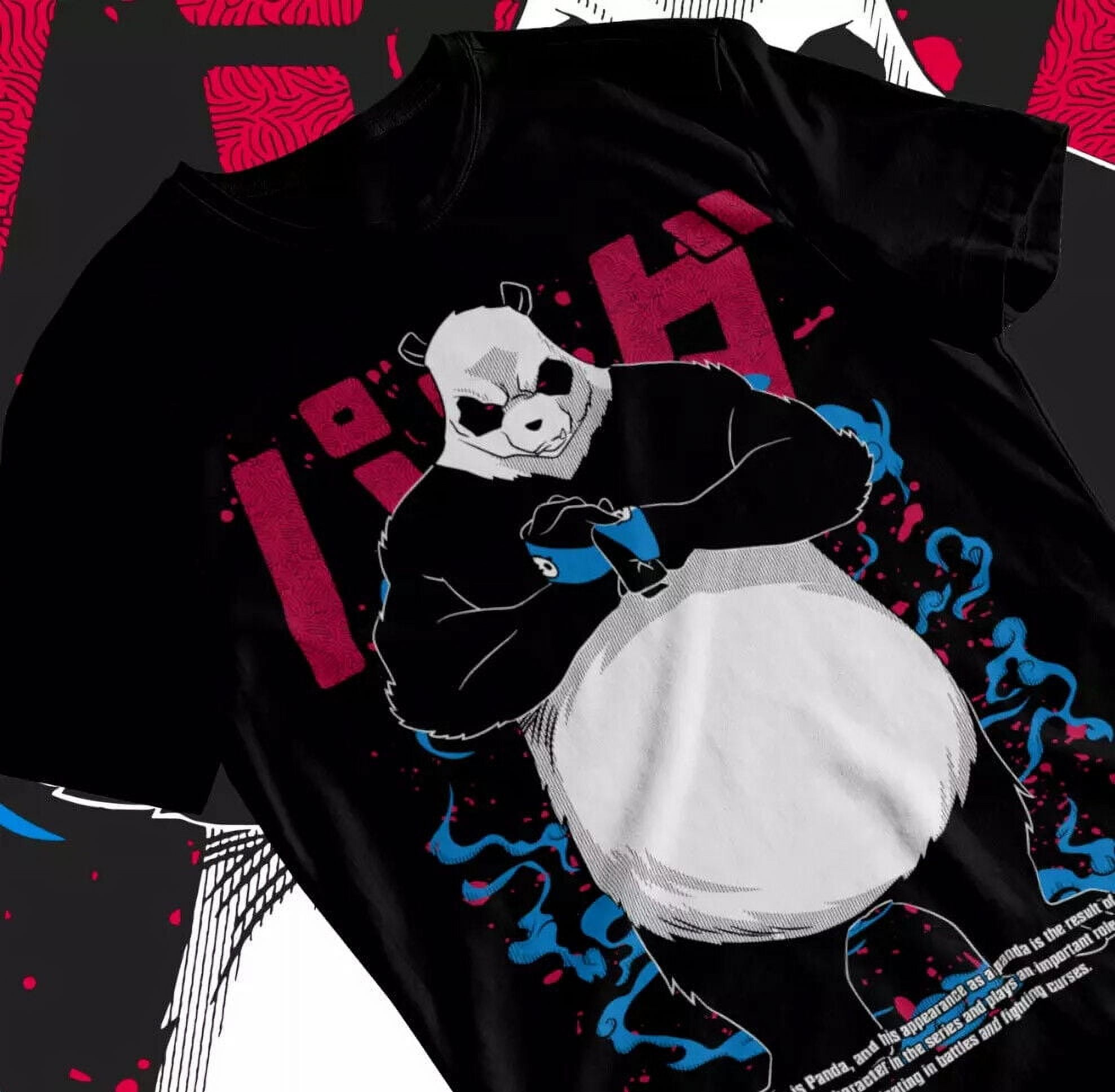 Panda Jujutsu Kaisen Anime Jjk Gojo Satoru T-shirt S-5XL - Walmart.com