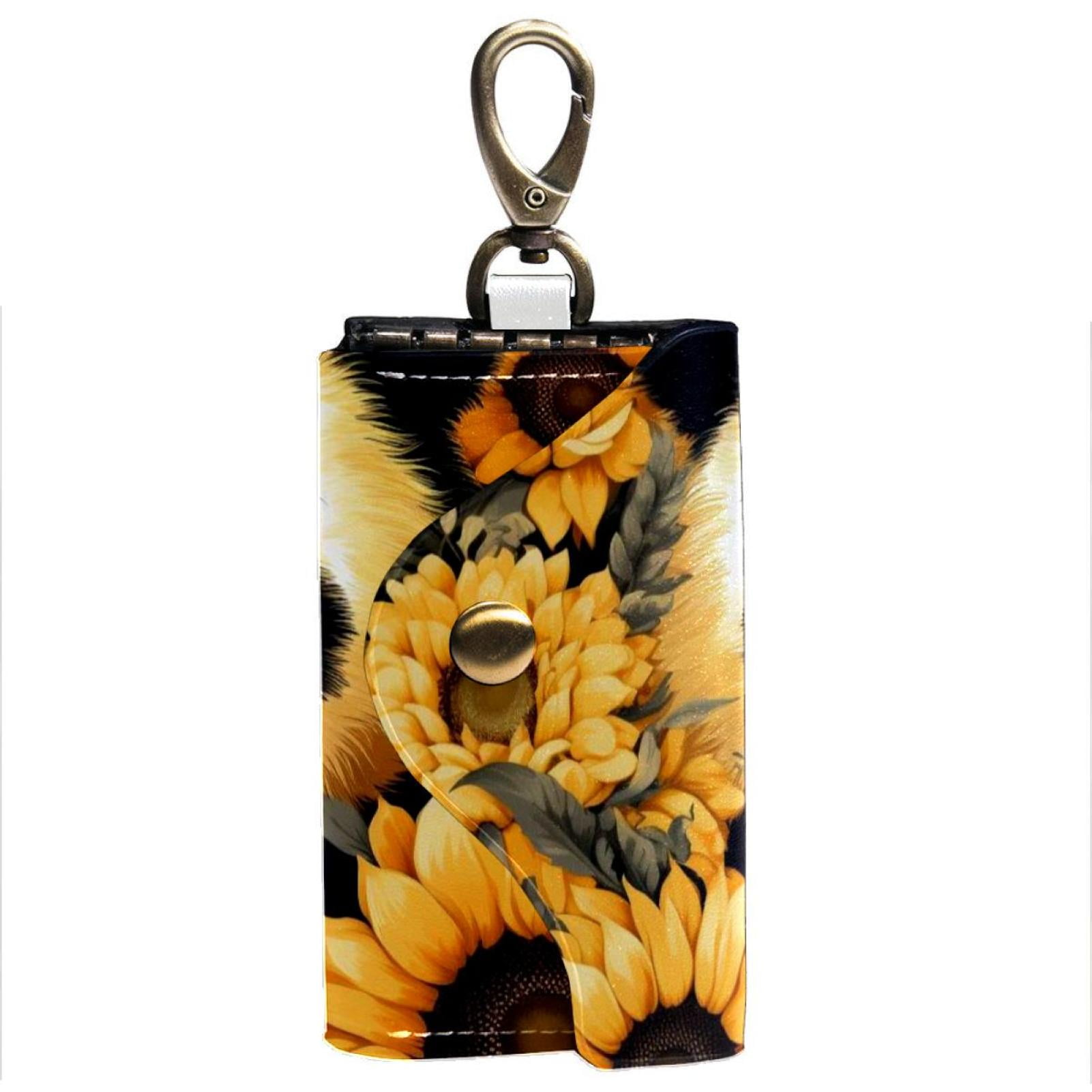 Panda Key Holder Wallet with 6 Hooks, Side Pockets, and Car Key Case ...