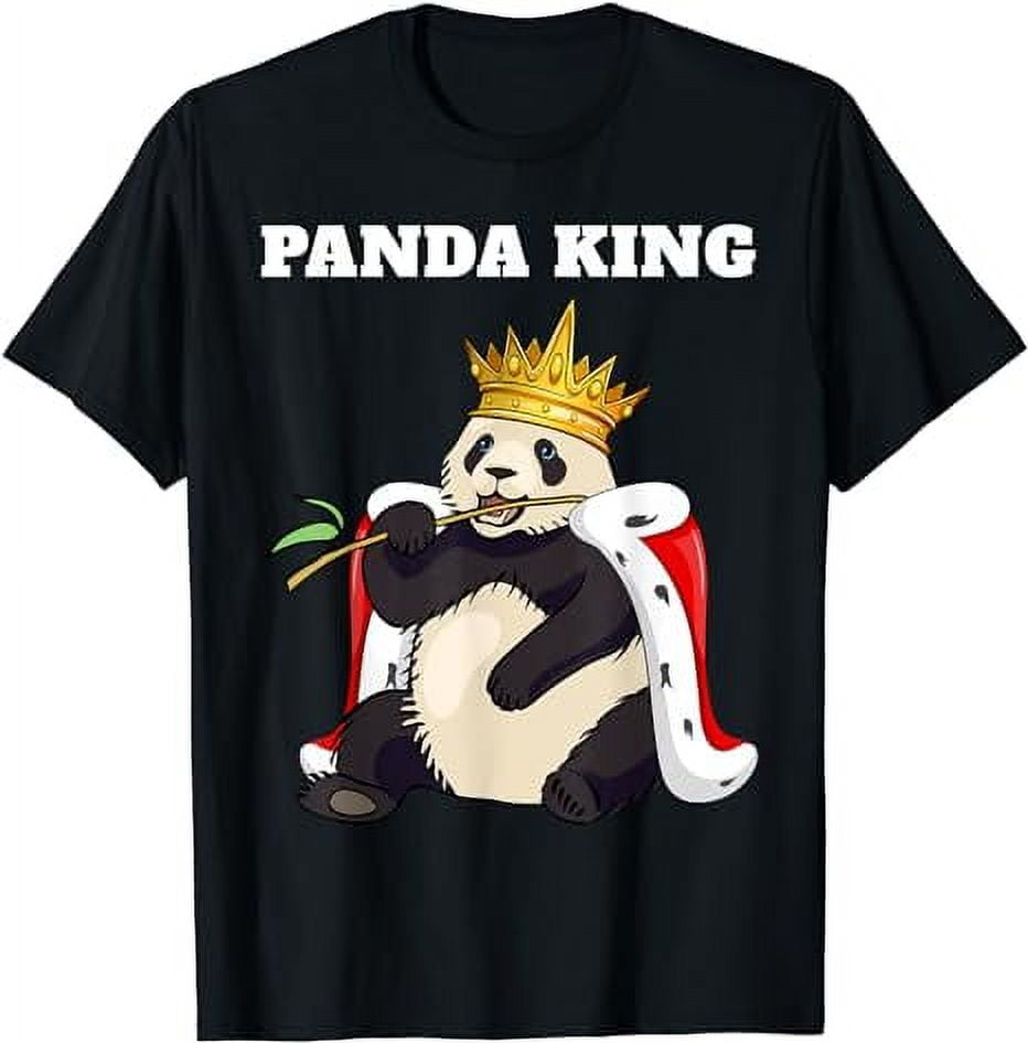 Panda King | Mens Panda Tshirt | Boys Panda T-Shirt - Walmart.com