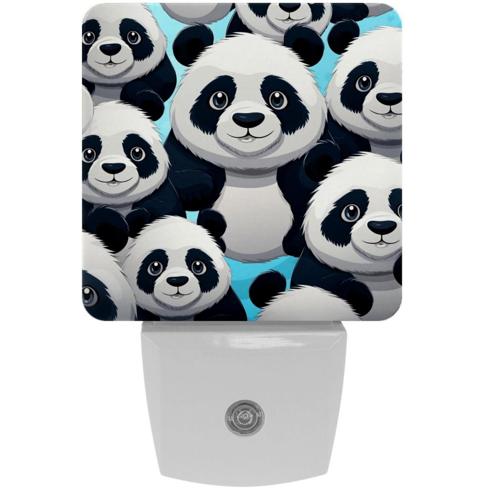 Panda LED Square Night Lights - Energy Efficient & Elegant Decorative ...