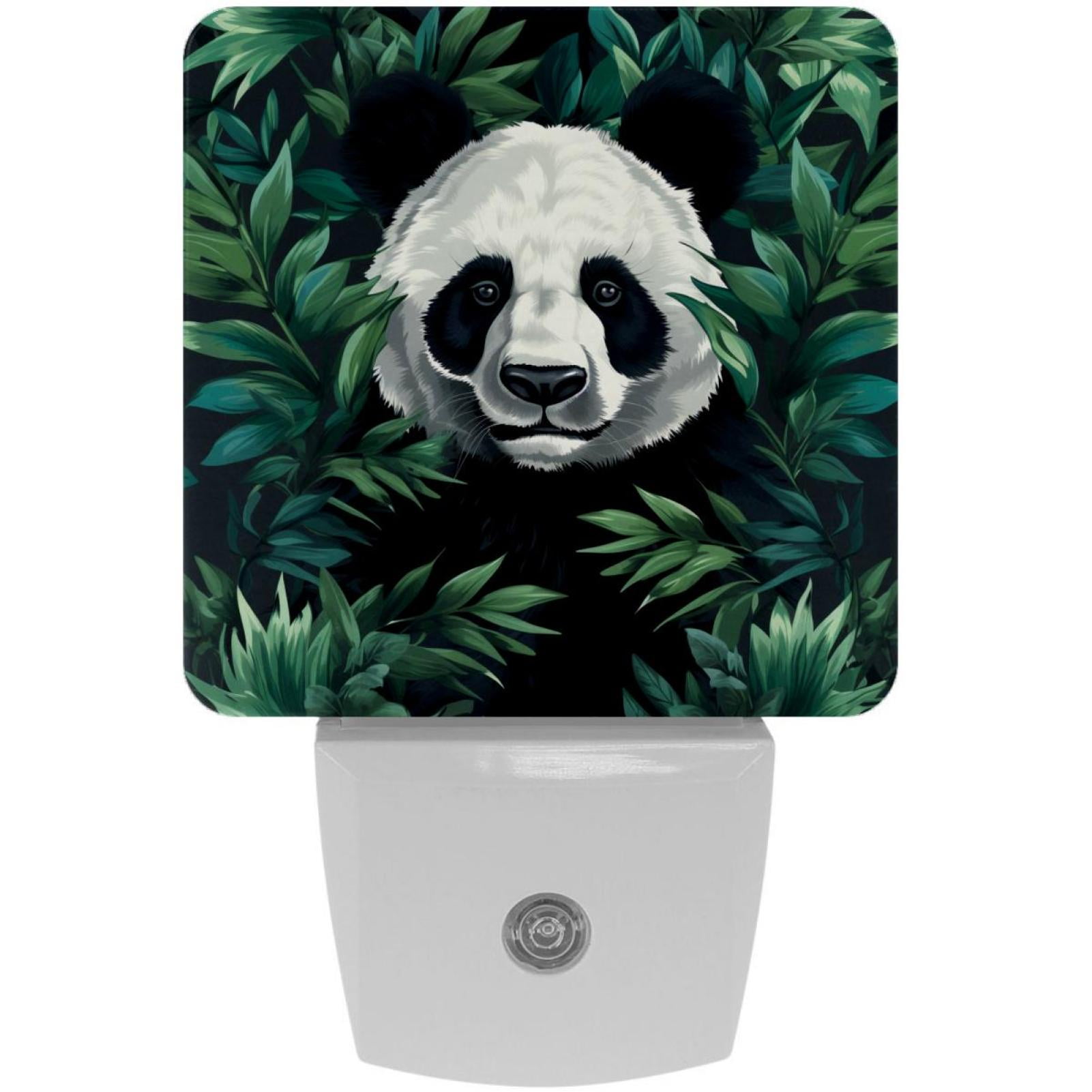 Panda LED Square Night Lights - Energy Efficient and Stylish Bedroom ...