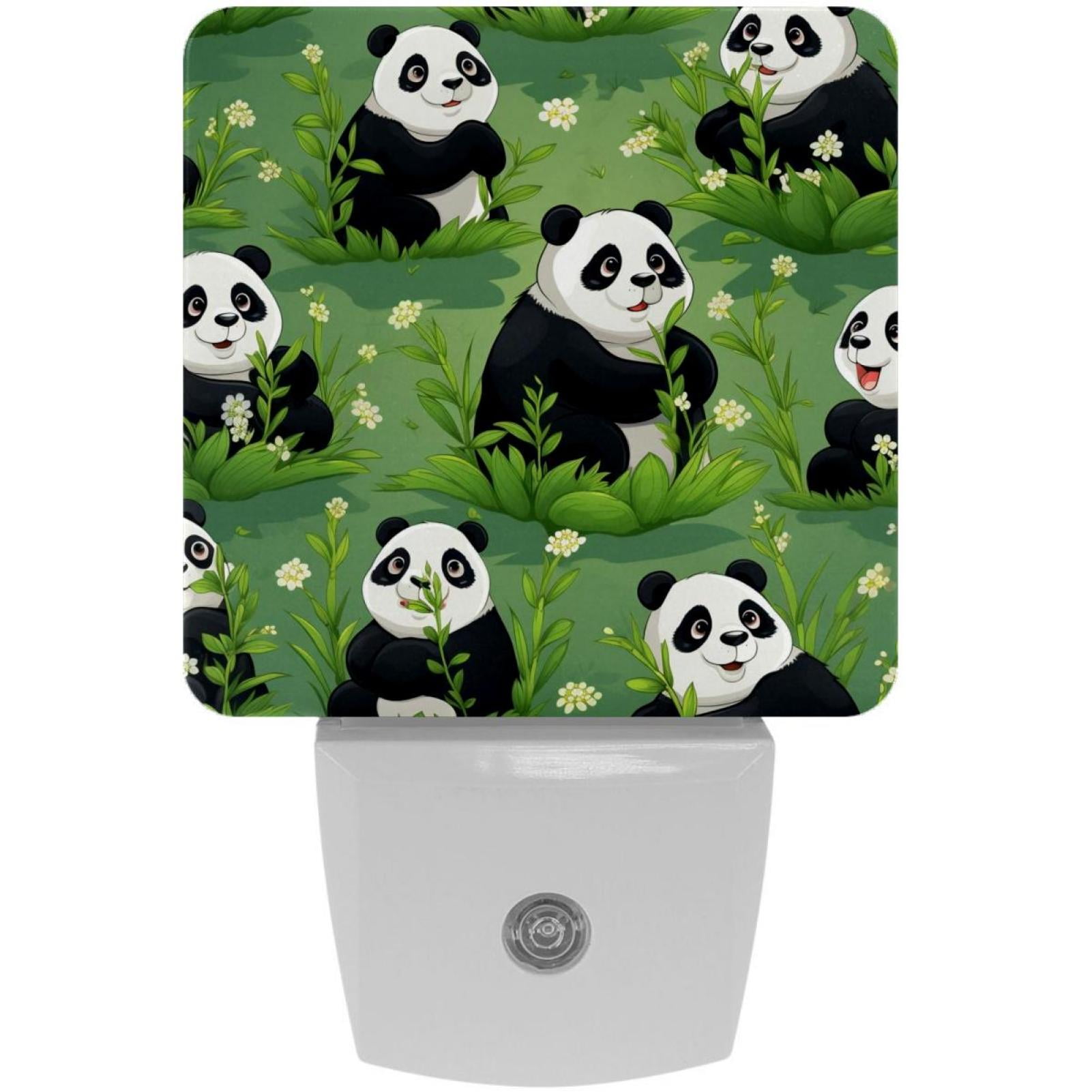 Panda LED Square Night Lights - Modern Design, Energy Efficient Indoor ...