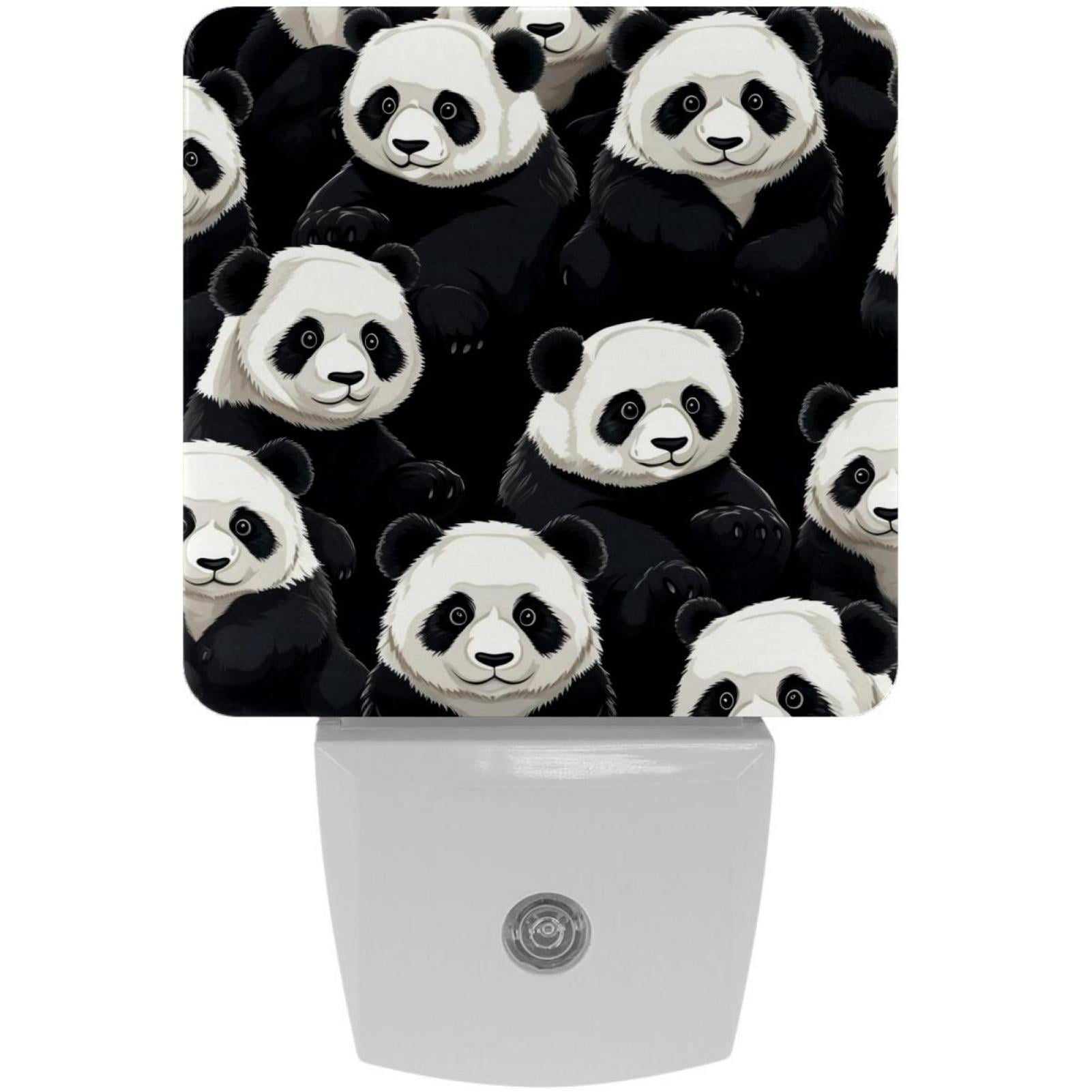 Panda LED Square Night Lights - Modern Design, Soft Glow, Energy ...