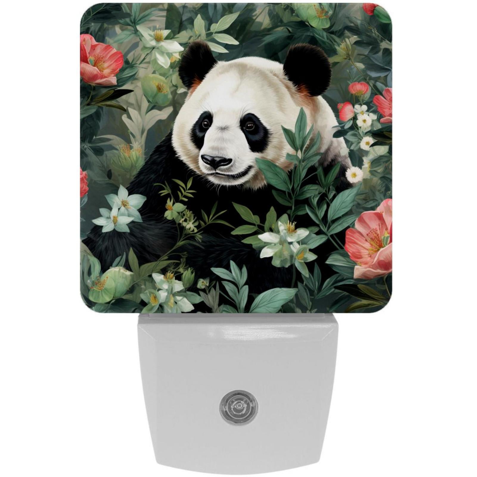 Panda LED Square Night Lights - Modern Design, Soft Glow, Energy ...