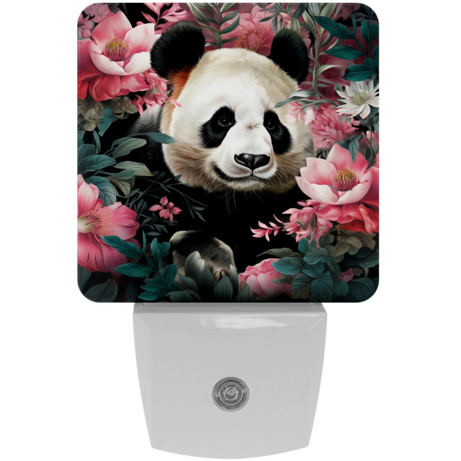 Panda LED Square Night Lights - Portable and Stylish for Bedroom and ...