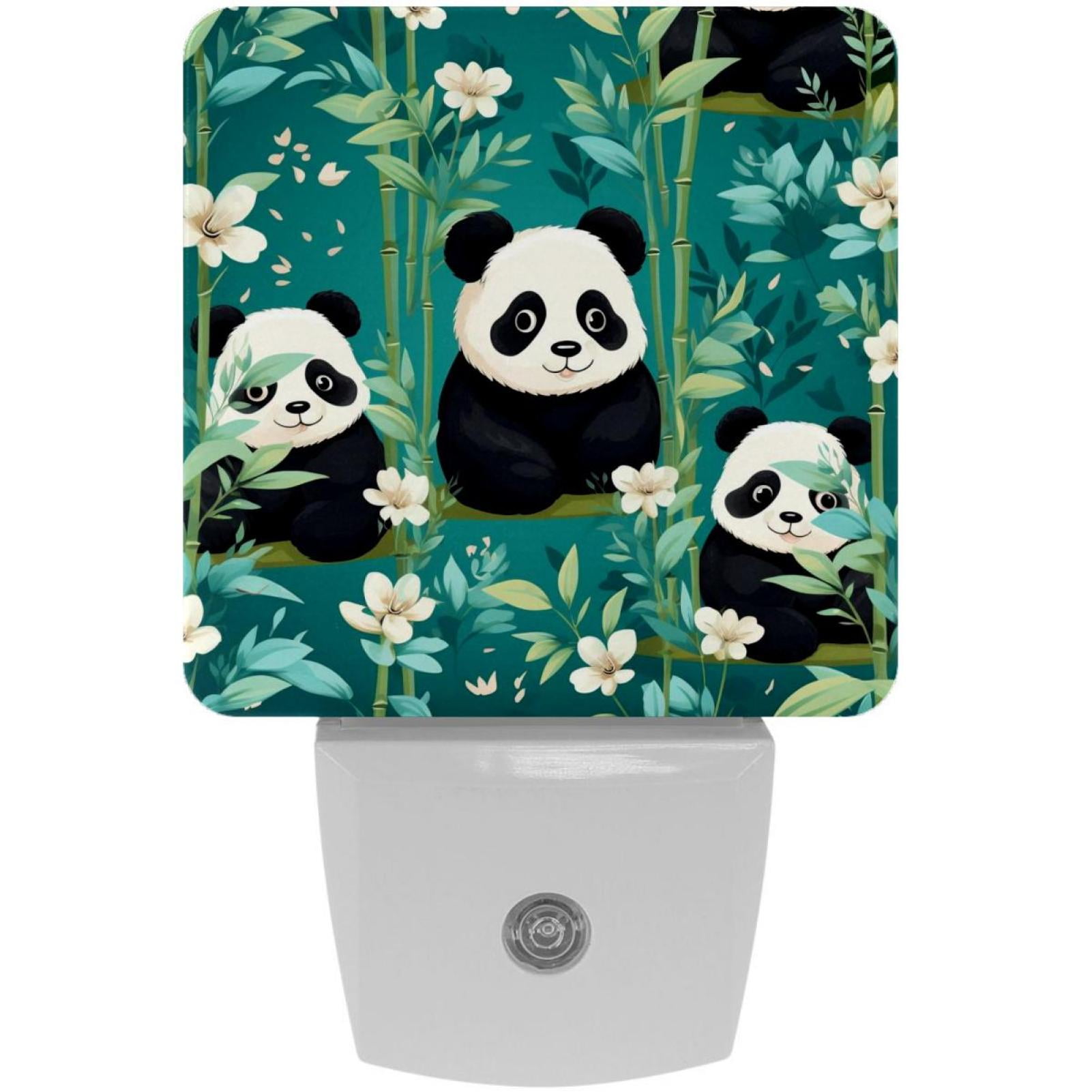 Panda LED Square Night Lights - Small and Bright Illumination for Your ...