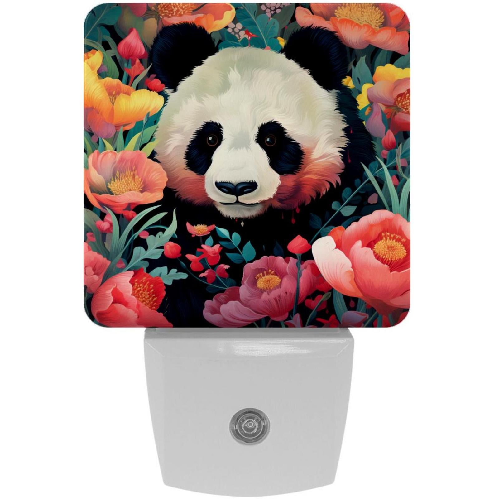 Panda LED Square Night Lights - Small and Bright Illumination for Your ...