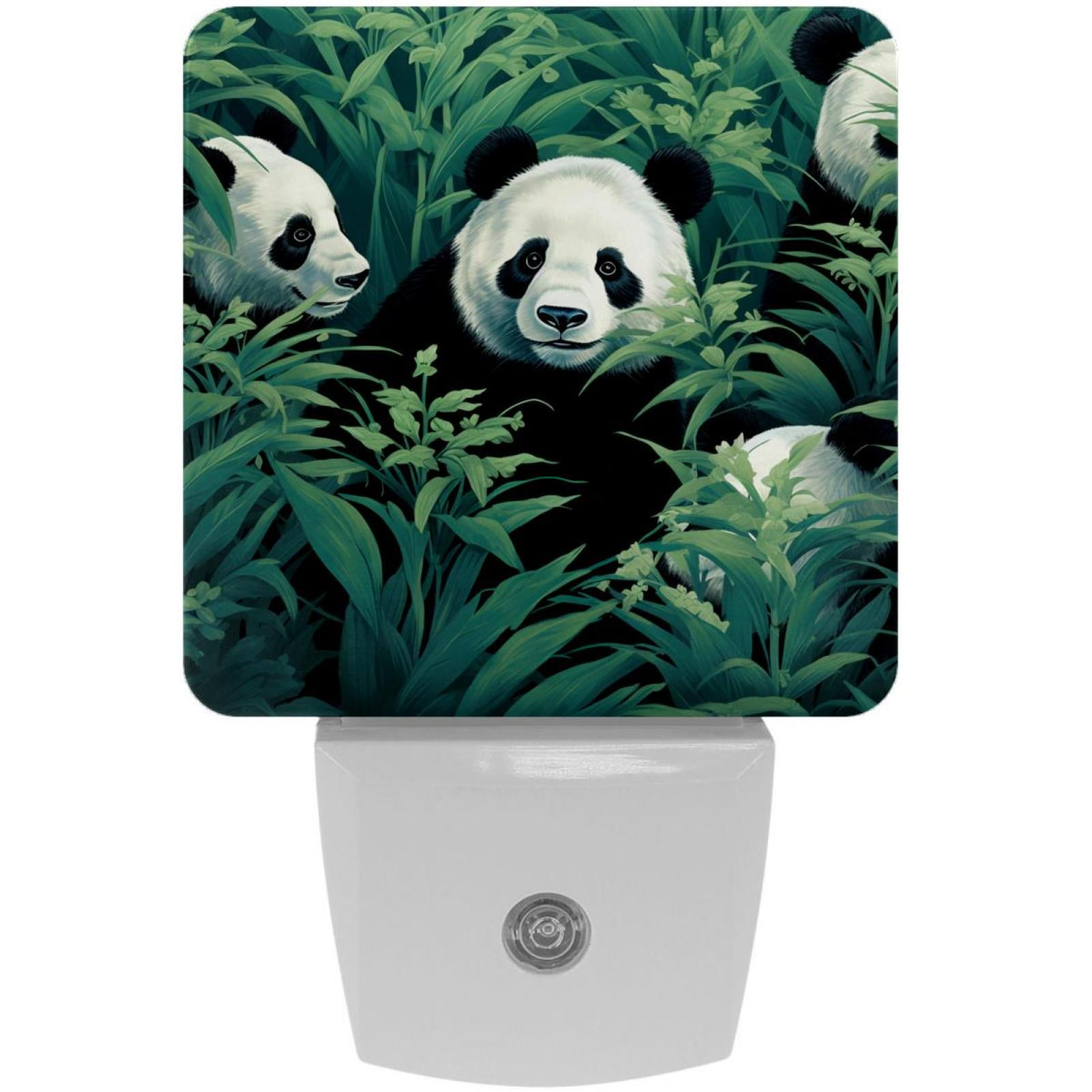 Panda LED Square Night Lights - Small and Bright Illumination for Your ...
