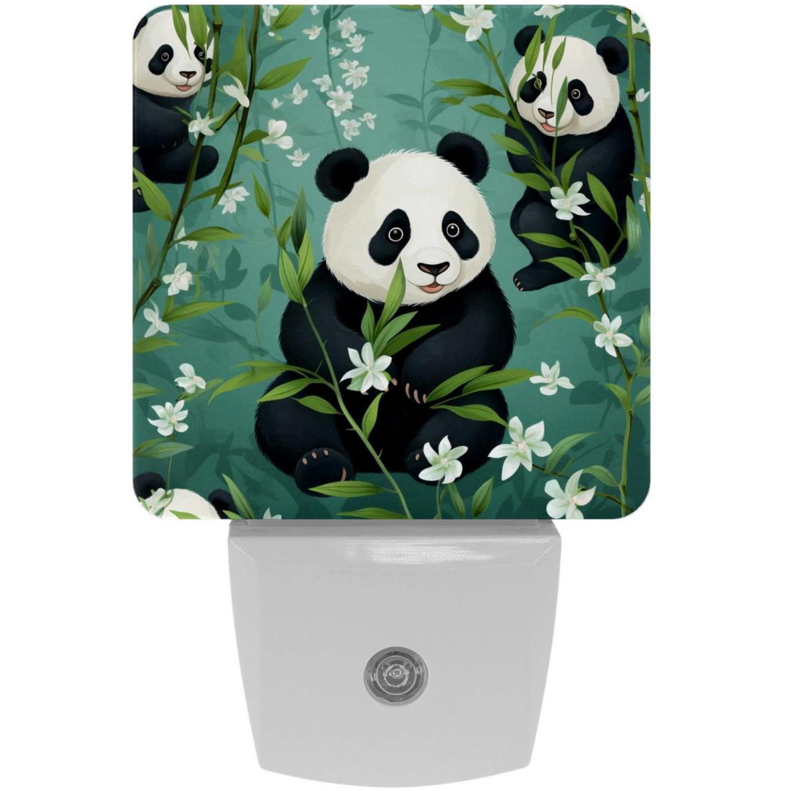 Panda LED Square Night Lights - Small and Bright Illumination for Your ...