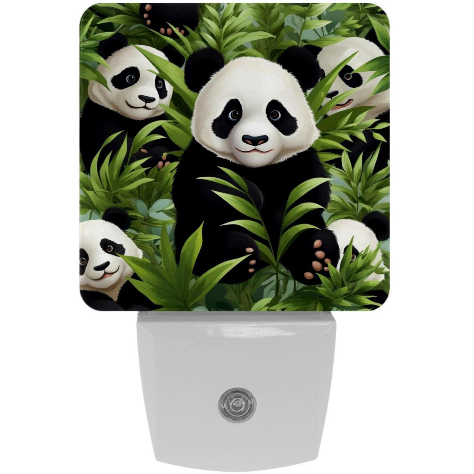 Panda LED Square Night Lights - Small and Stylish Energy-Saving Lamps ...