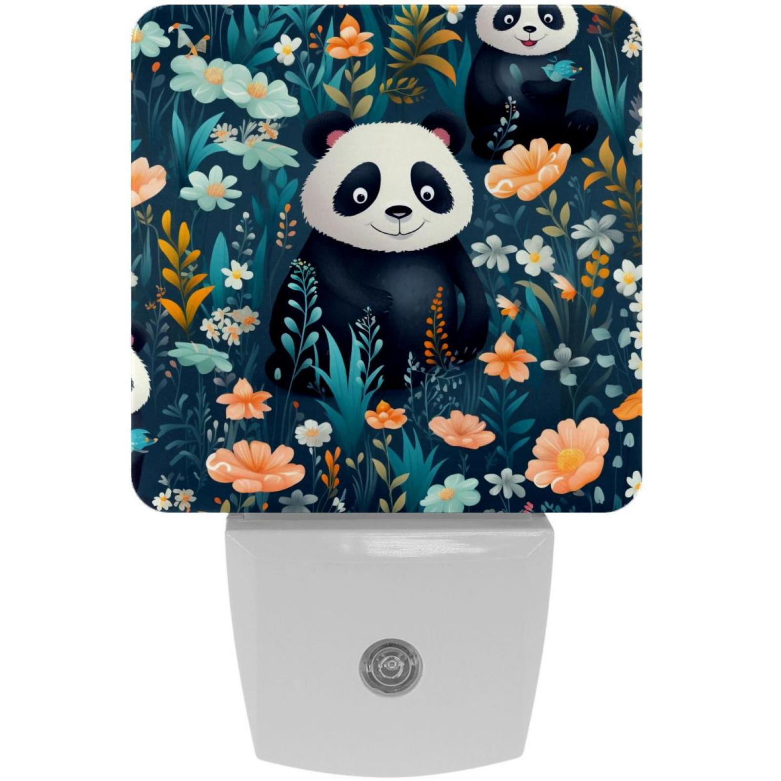 Panda LED Square Night Lights - Small and Stylish Energy-Saving Lamps ...