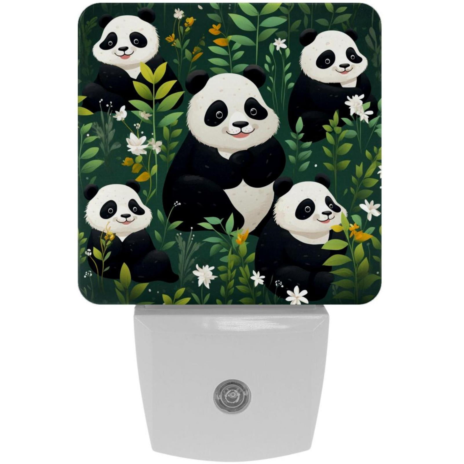 Panda LED Square Night Lights - Small and Stylish Energy-Saving Lamps ...