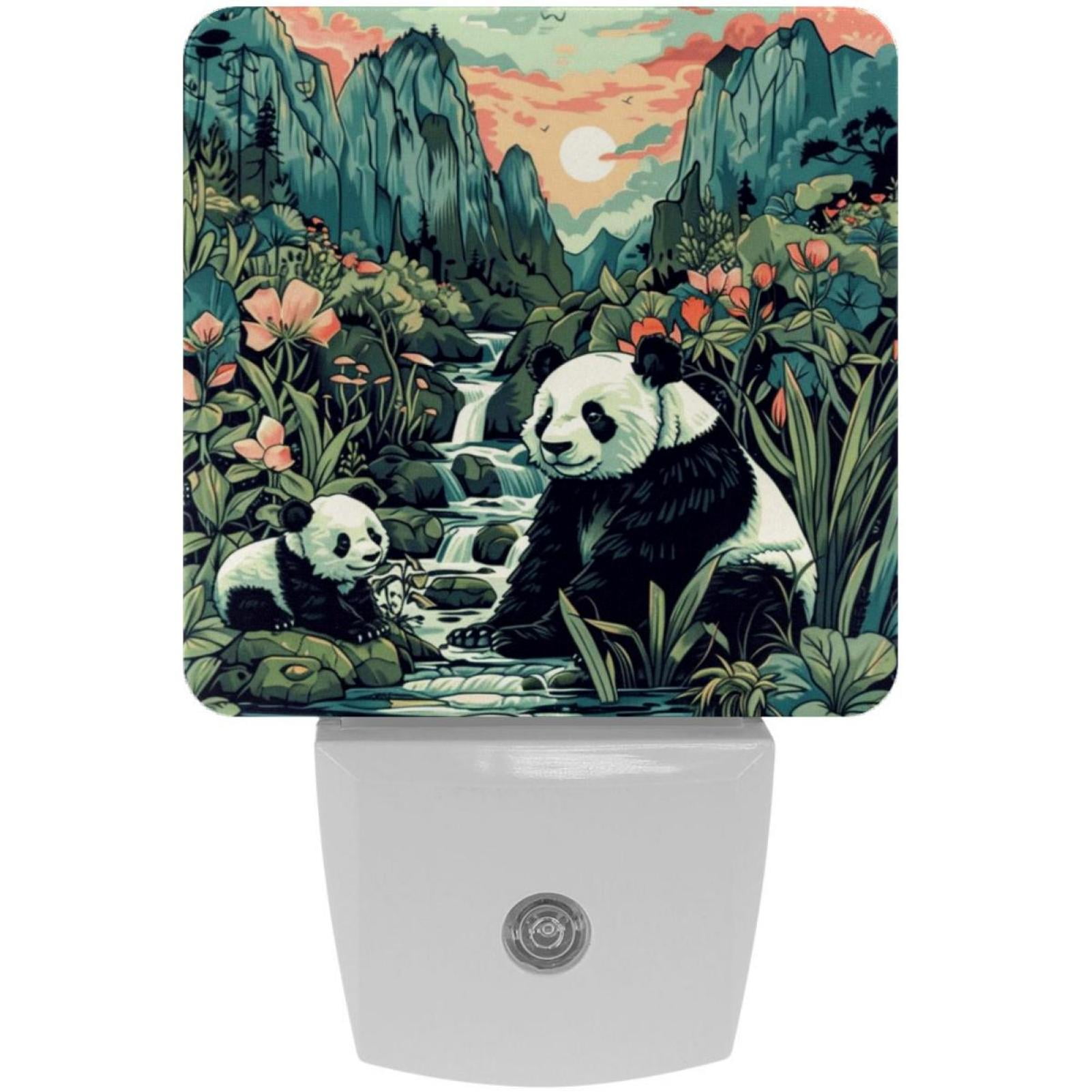 Panda LED Square Night Lights - Stylish and Energy-Efficient Room ...