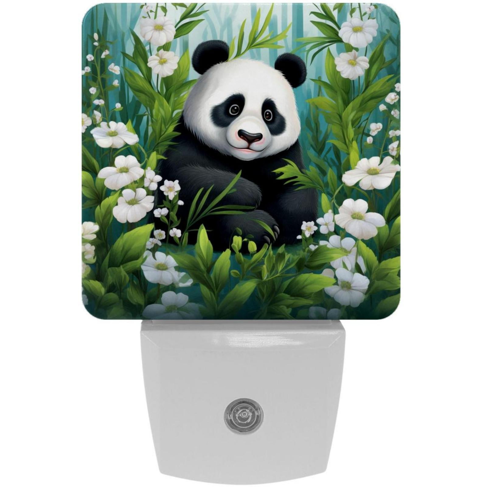 Panda LED Square Night Lights for a Bright and Stylish Ambiance - Ideal ...
