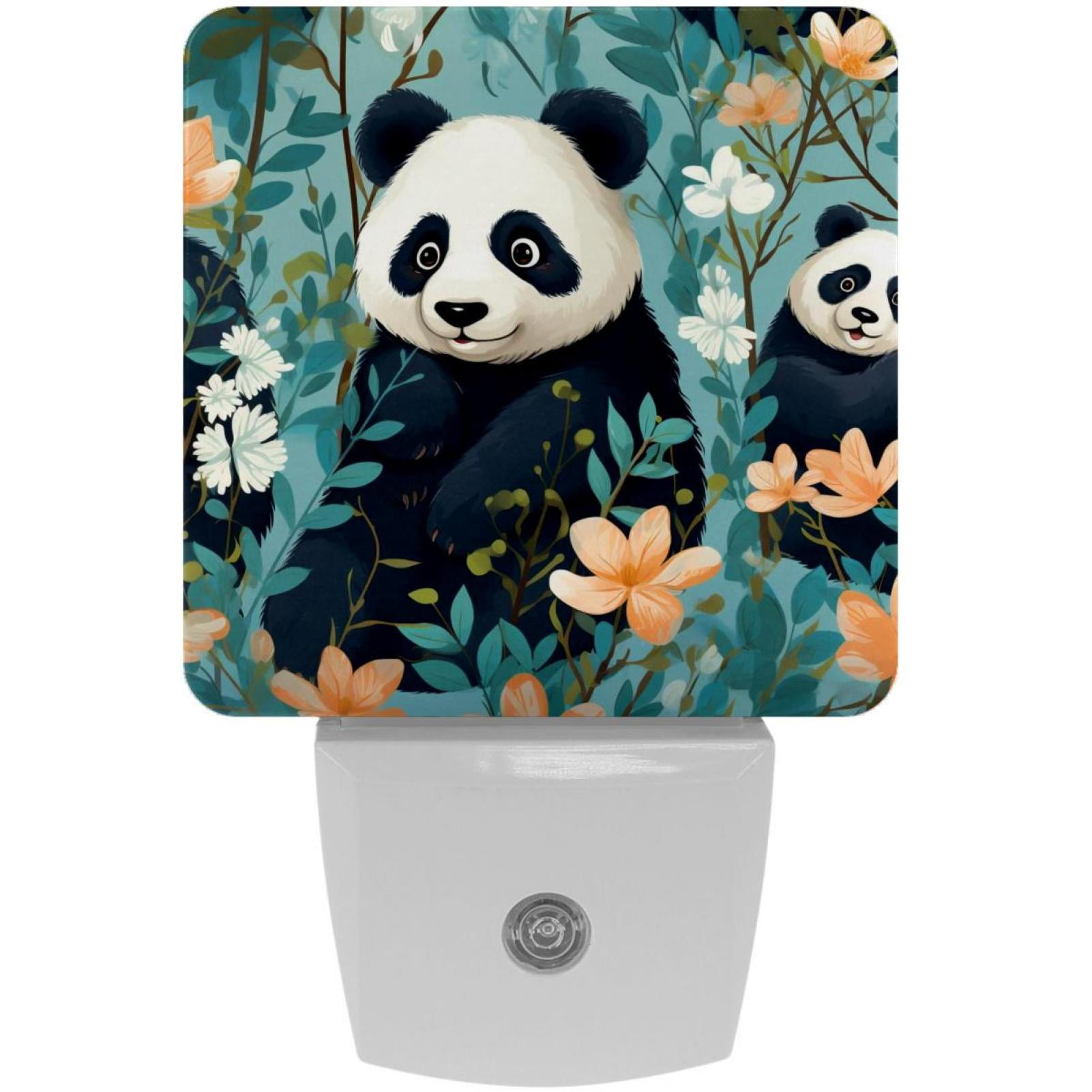 Panda LED Square Night Lights for a Bright and Stylish Ambiance - Ideal ...