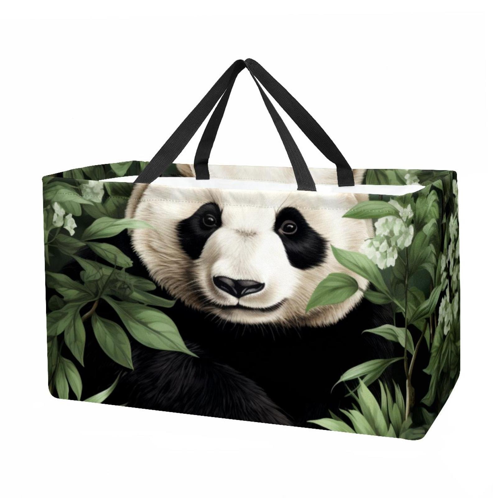Panda Large Capacity Reusable Foldable Oxford Cloth Shopping Bag ...