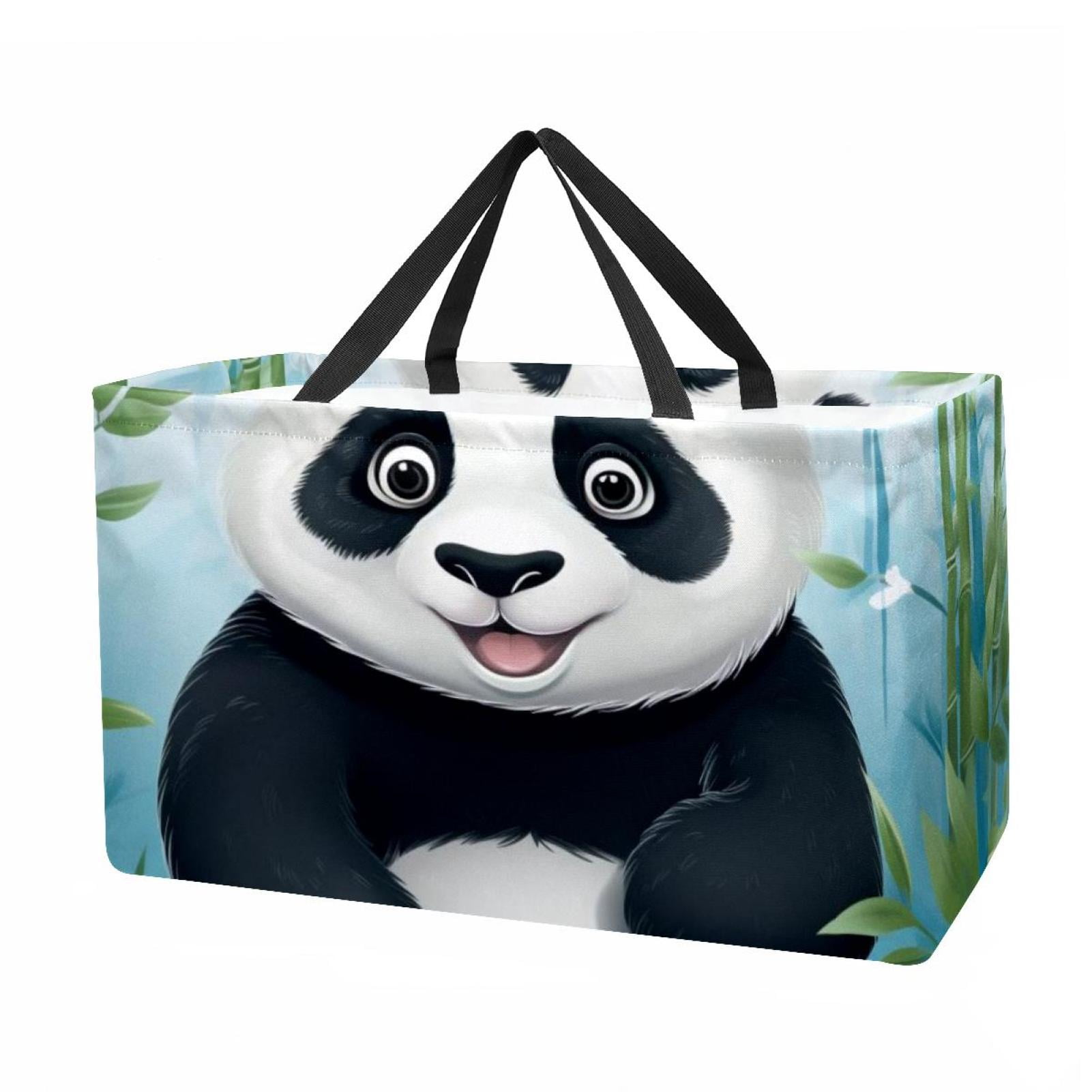 Panda Large Foldable Laundry Bag & Picnic Basket Combo - Oxford Cloth ...