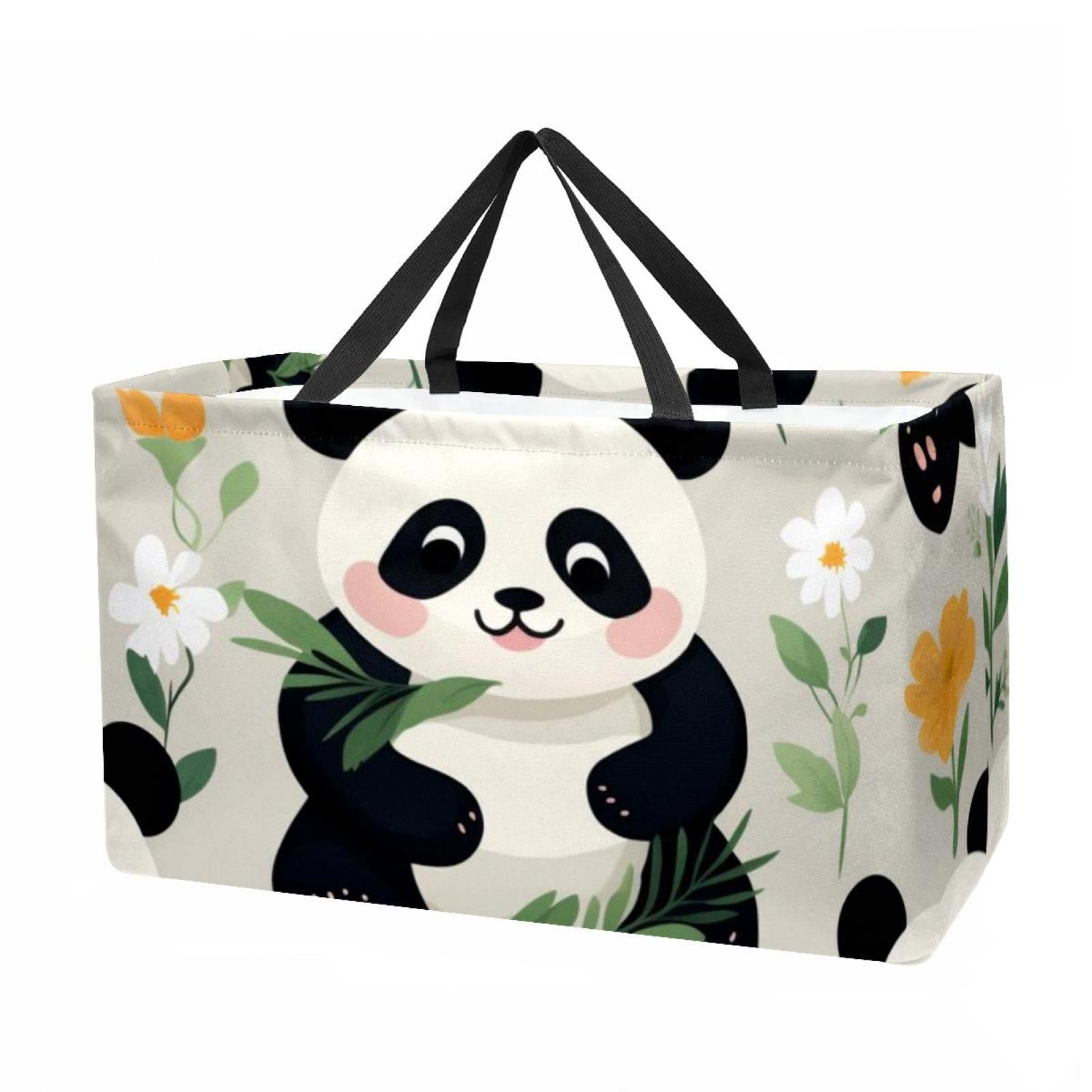 Panda Large Foldable Oxford Cloth Storage Bin - Decorative Box ...