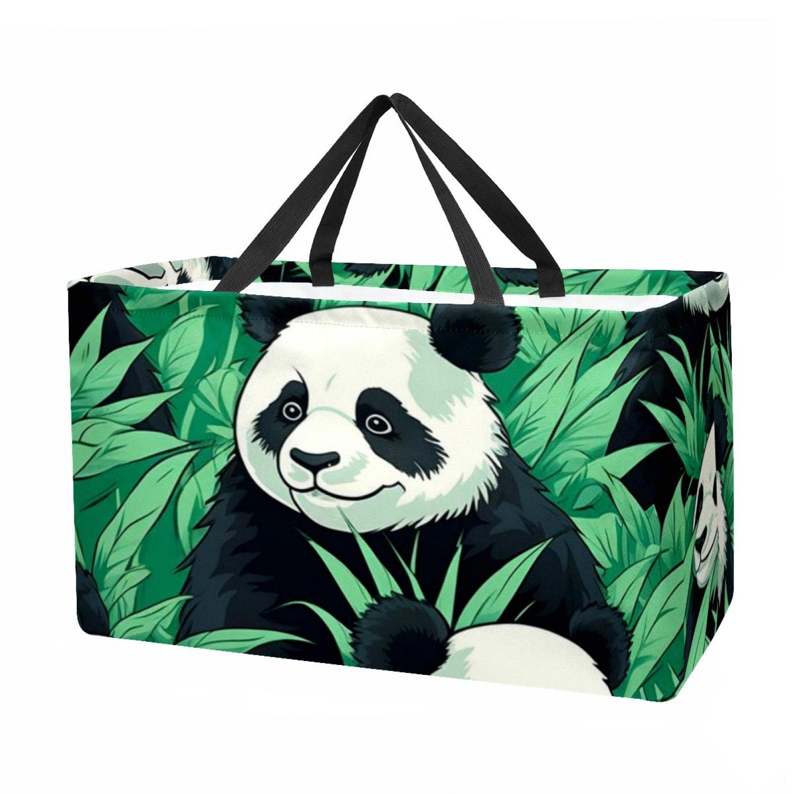 Panda Large Laundry Bag – Foldable Oxford Cloth Shopping Bag, Cube ...