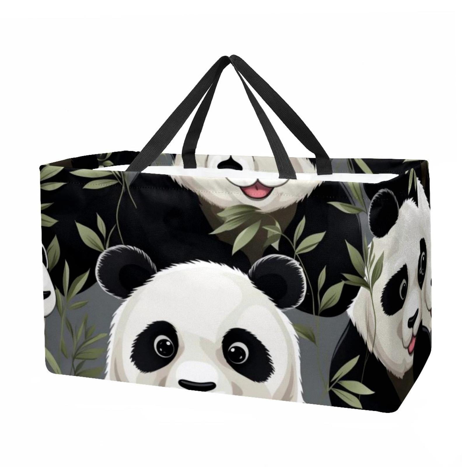 Panda Large Oxford Cloth Laundry Organizer Cube Organizer Easter Basket ...