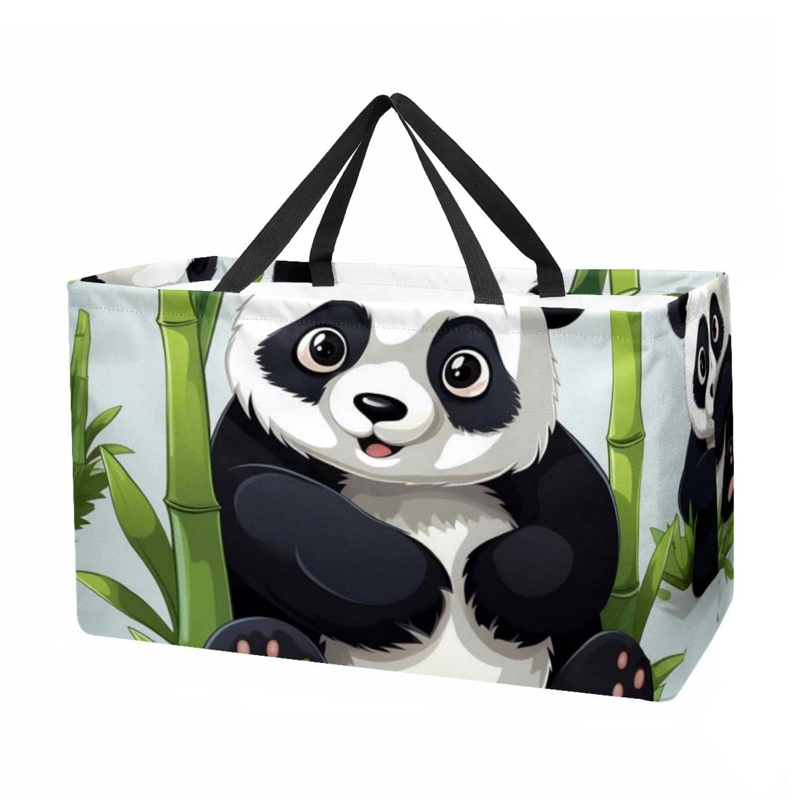 Panda Large Oxford Cloth Laundry Organizer Cube Organizer Easter Basket ...