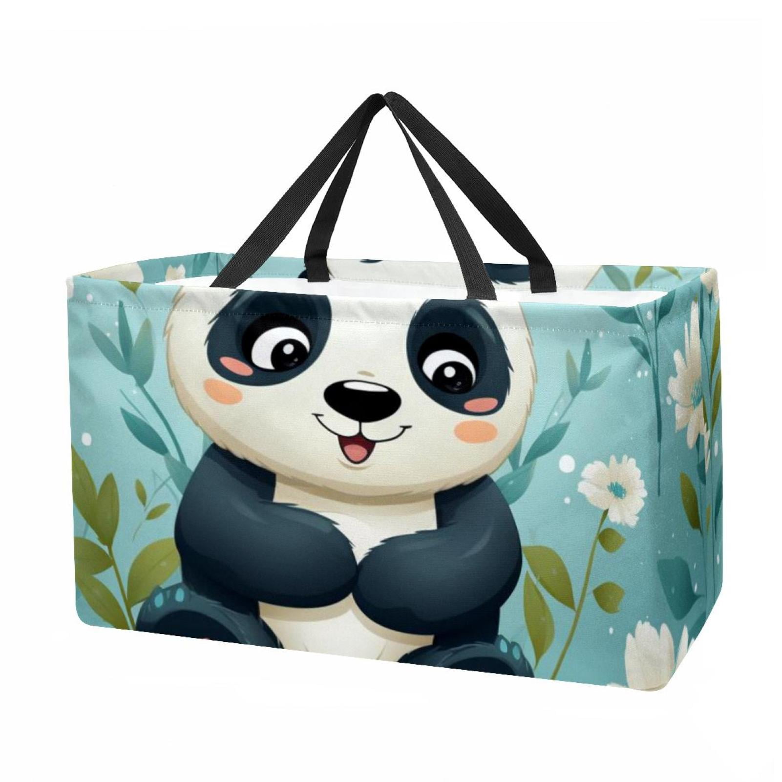 Panda Large Oxford Cloth Picnic Baskets Storage Bins Storage Box ...