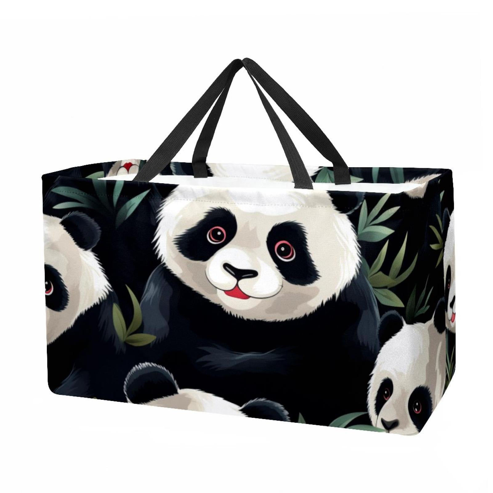 Panda Large-capacity Foldable Reusable Shopping Bag: Oxford Cloth ...