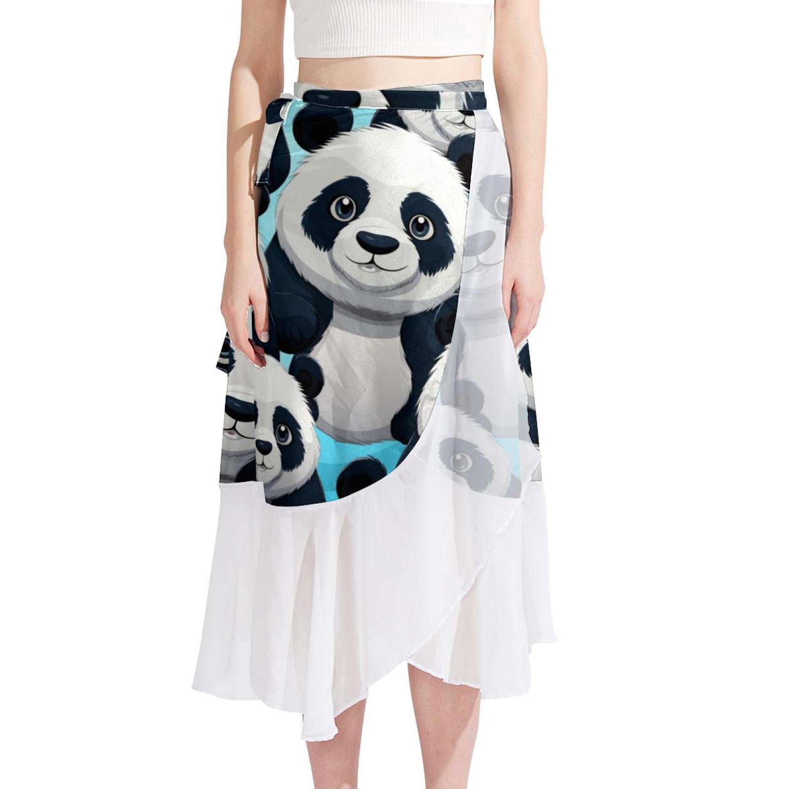Panda Light and Airy Chiffon Women's Beach Dress - Summer Attire ...