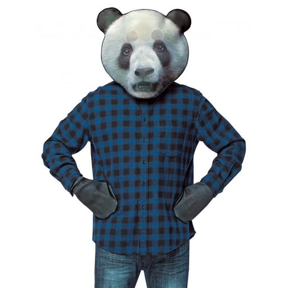 Panda Mask Kit Adult Halloween Accessory - Walmart.com