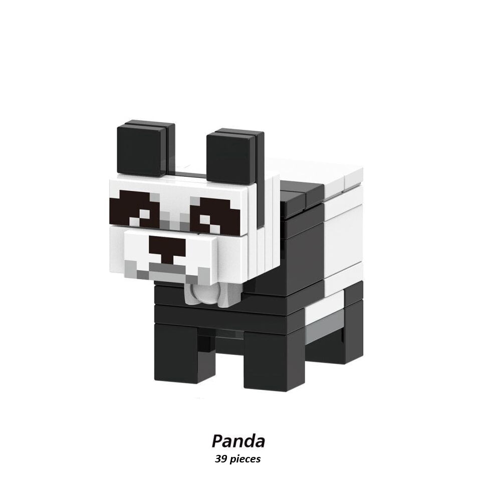 Panda Minecraft minifigure 39Pcs - Walmart.com