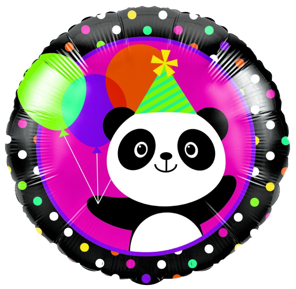 Panda-Monium Panda Bear Animal Kids Birthday Party Decoration 18" Mylar ...