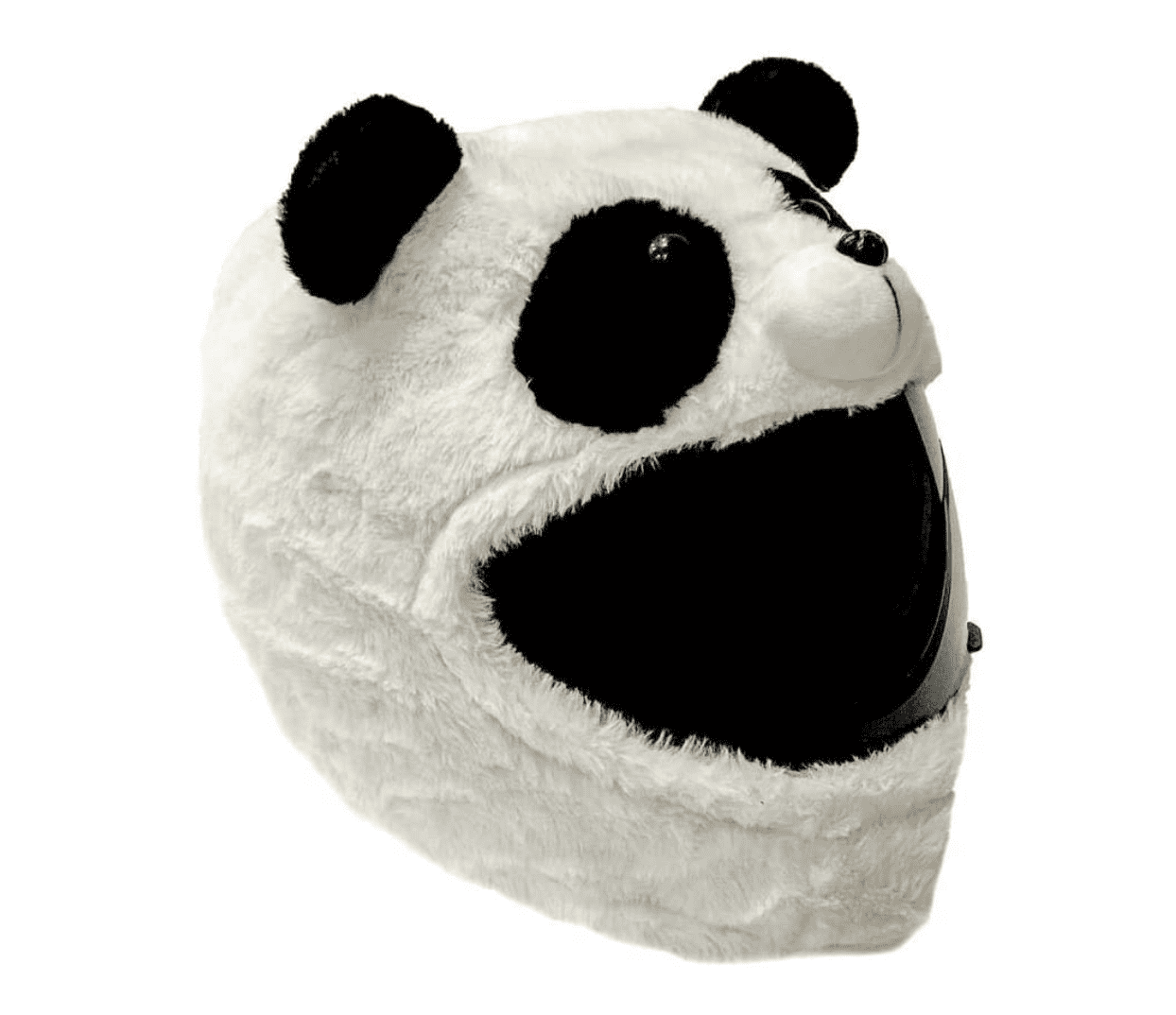 Panda Motorcycle Helmet Cover Sleeve, Funny Animal Full Face for Adults ...