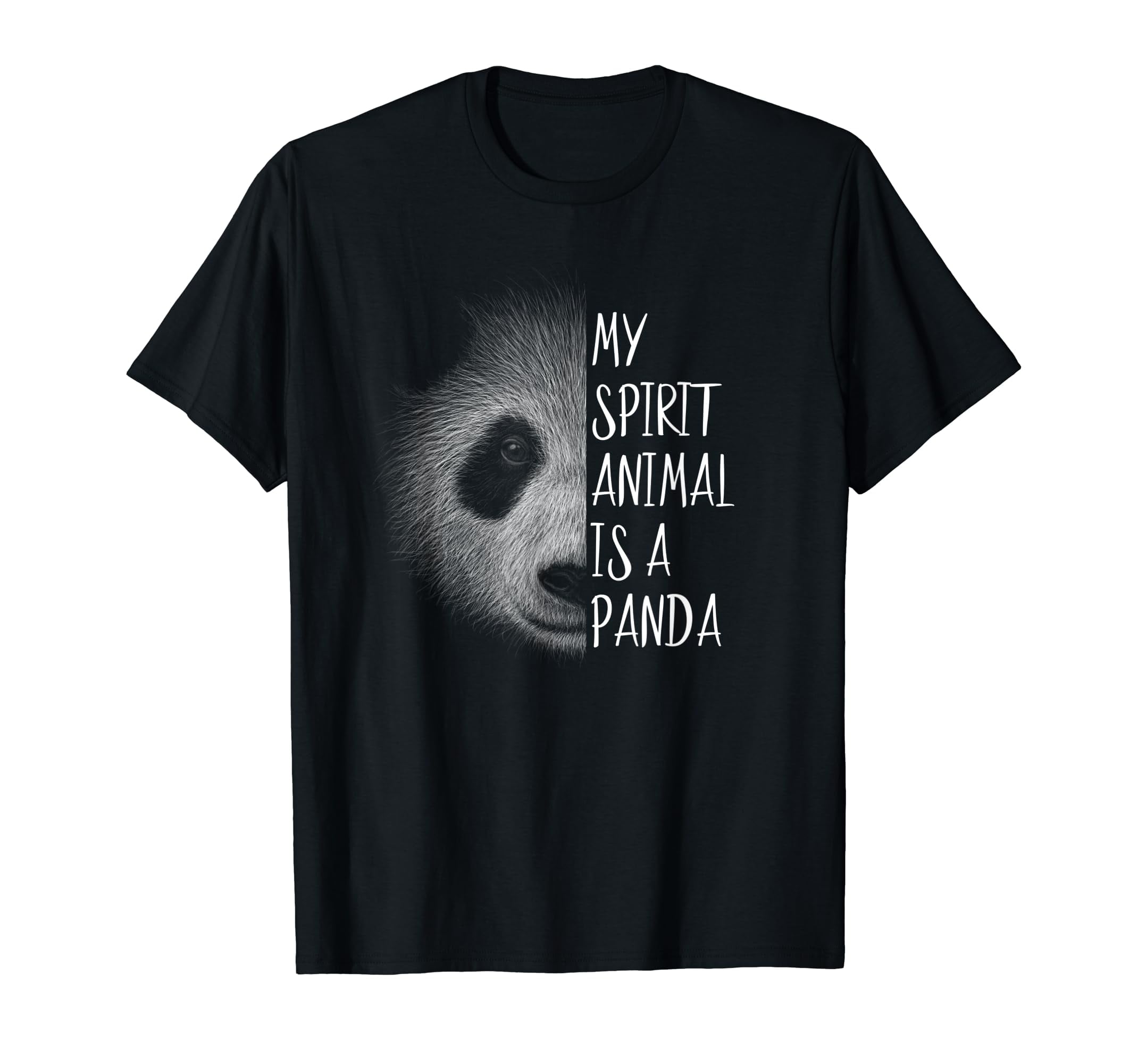Panda My Spirit Animal | Inspired Pencil Art Panda-Bear T-Shirt ...