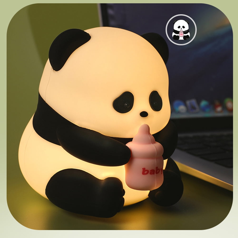 Panda Night Light, Panda Lamp With 3000K Warm Color, 3 Brightness ...