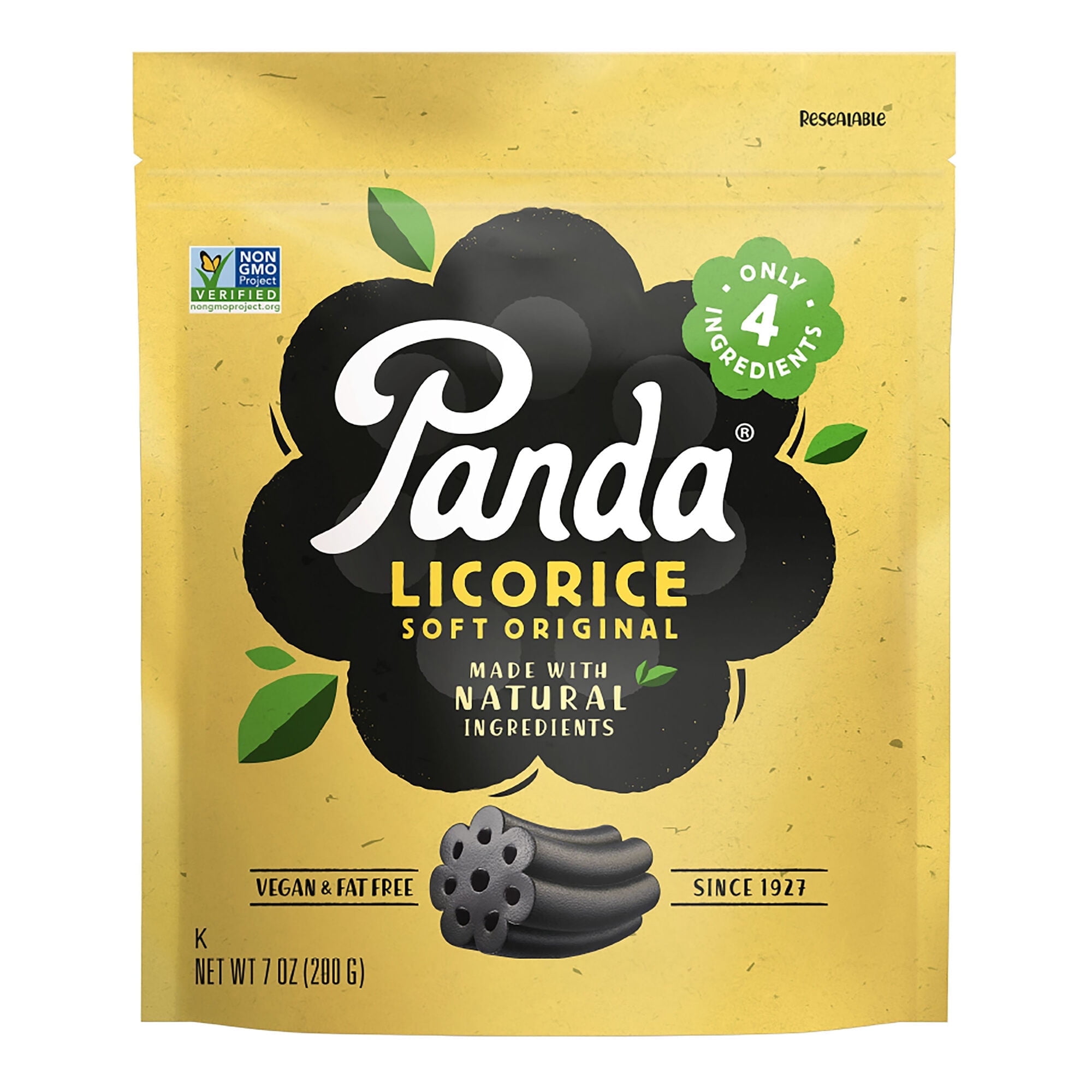 Panda Original Soft Black Licorice 7 oz. 2 each Pack of 3 - Walmart.com