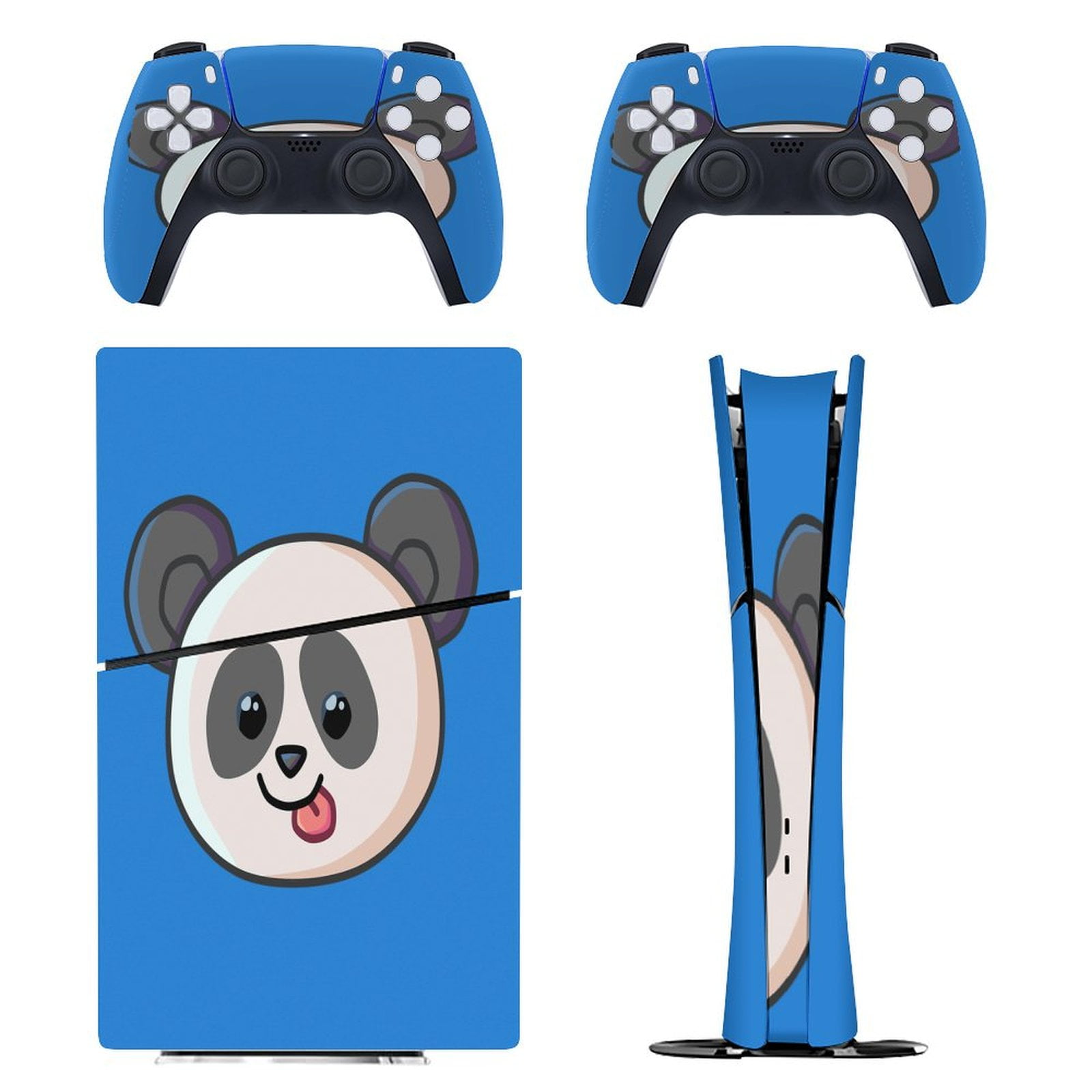 Panda PS5/PS5 Slim Digital Disc Skin Sticker For Console And Controller ...