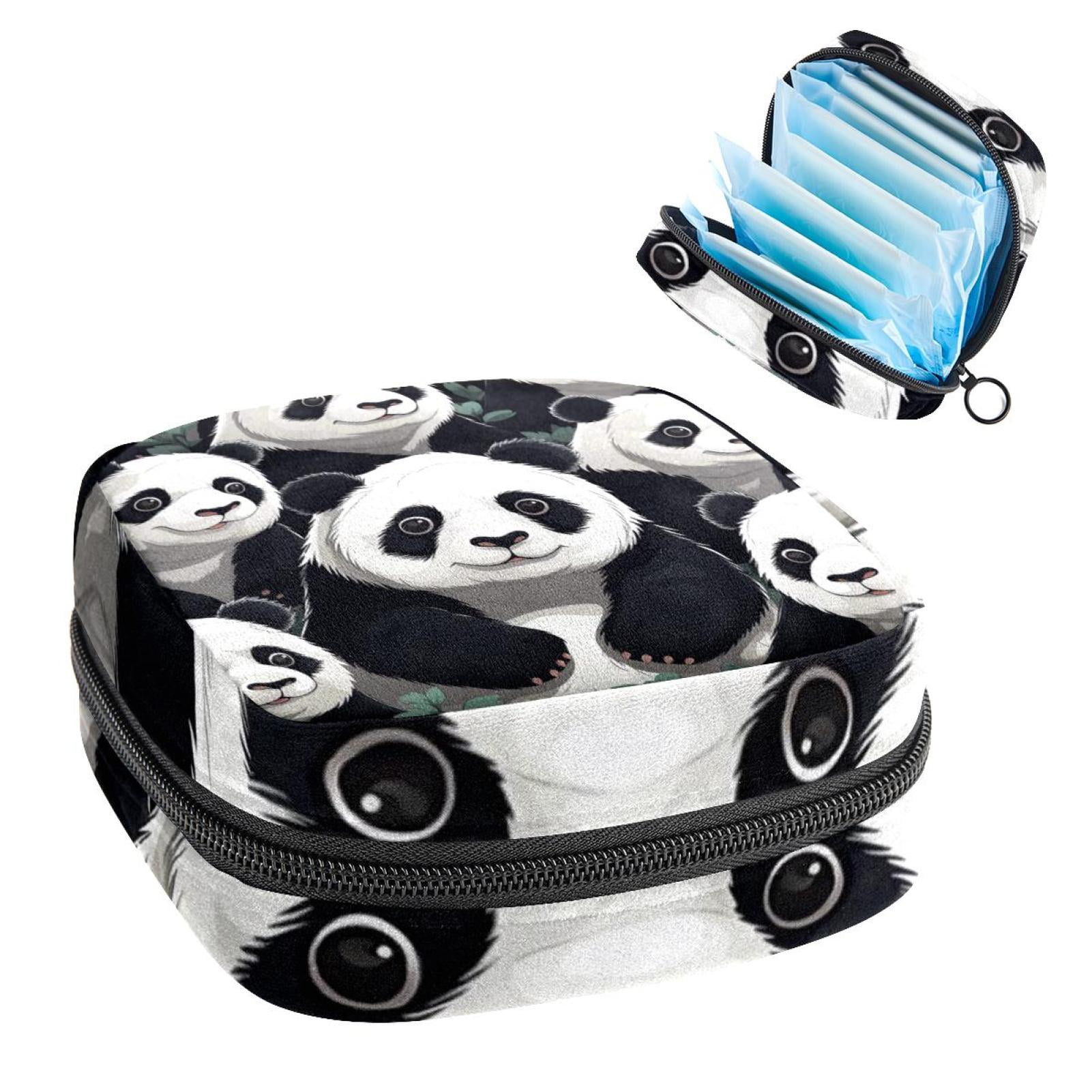 Panda Pad Bag Period Bag Small Travel Pouch - Ideal Sanitary Napkin ...