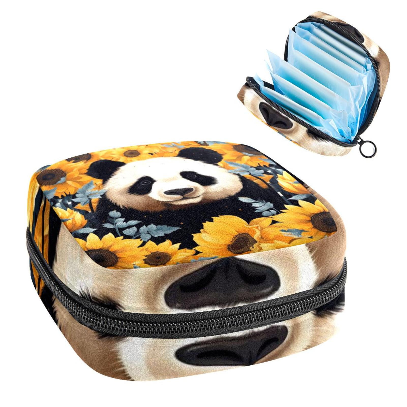 Panda Pad Bag Storage Organizer Pouch for Menstrual Hygiene Products ...