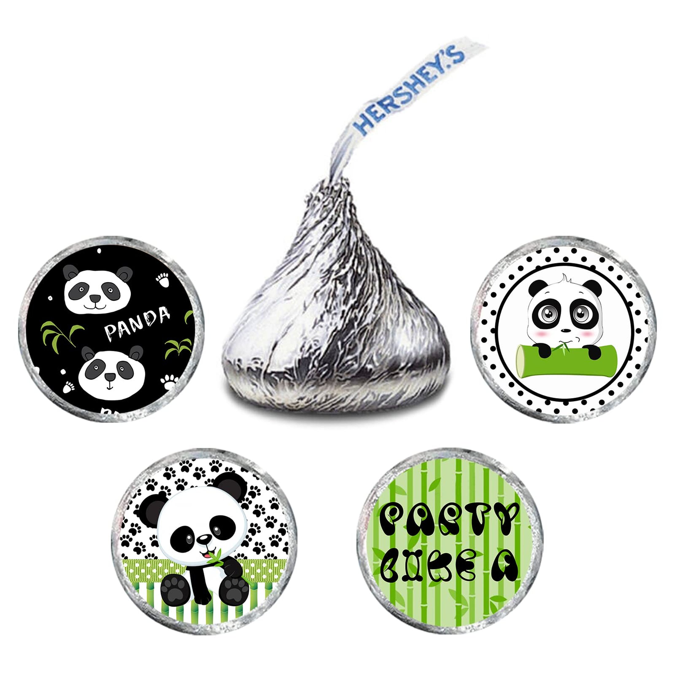 Panda Party Delight Stickers - Adorable Zoo and Safari Theme Labels for ...