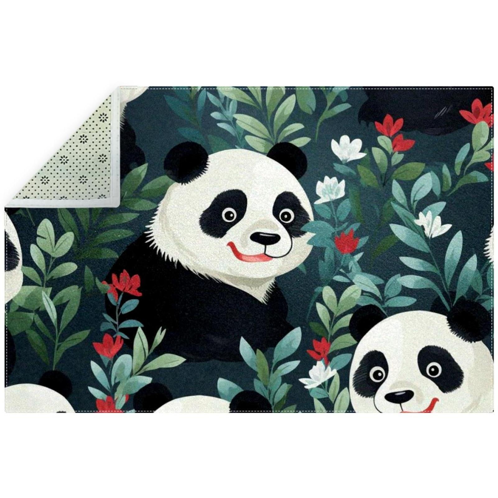 Panda Polyester Office Mat - Right-Angle Floor Protector for Comfort ...