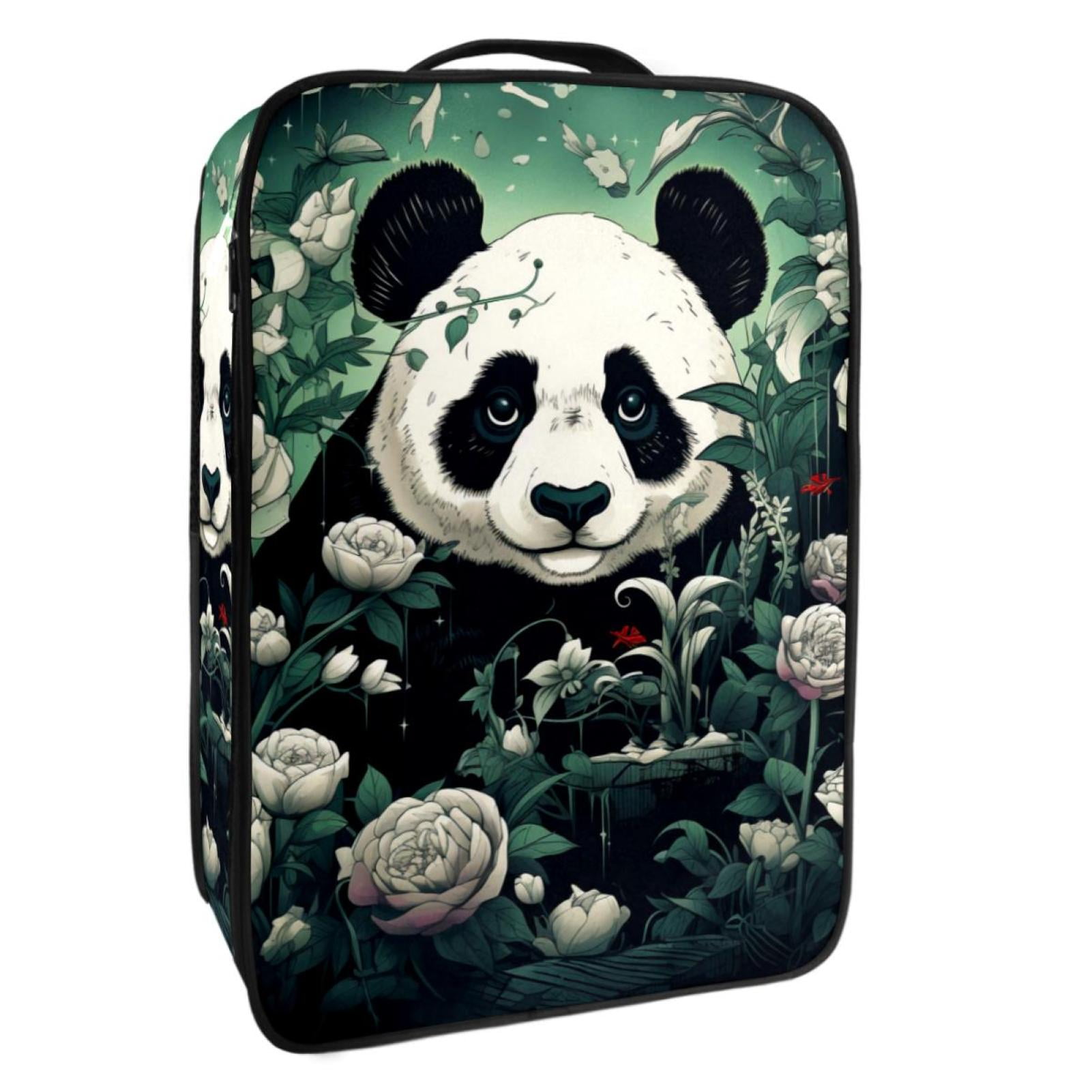 Panda Polyester Shoe Storage Box Organizer - 23x31cm/9x12in - Closet ...