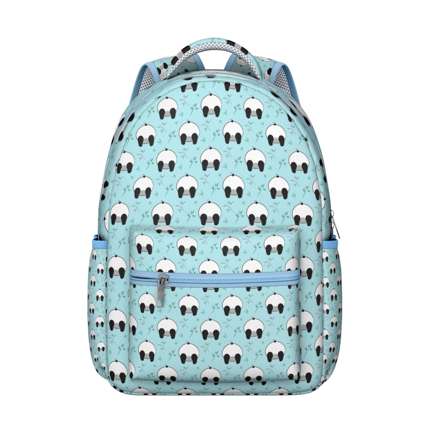 Panda Print Backpack - Waterproof School Bag for Teens & Adults ...
