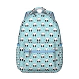 Panda Print Backpack - Waterproof School Bag for Teens & Adults ...