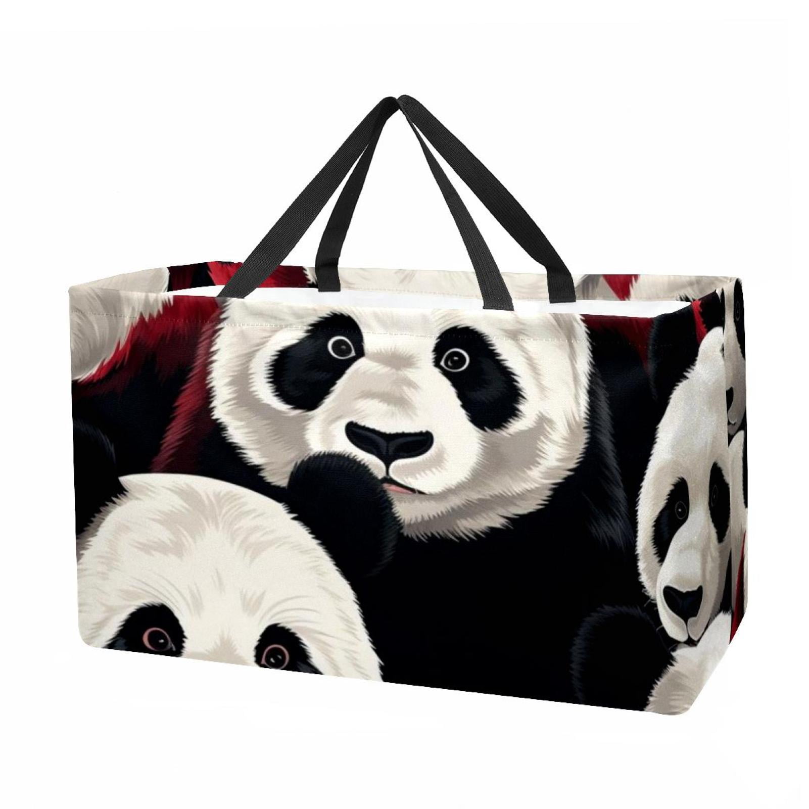 Panda Reusable Foldable Large Capacity Oxford Cloth Storage Basket ...