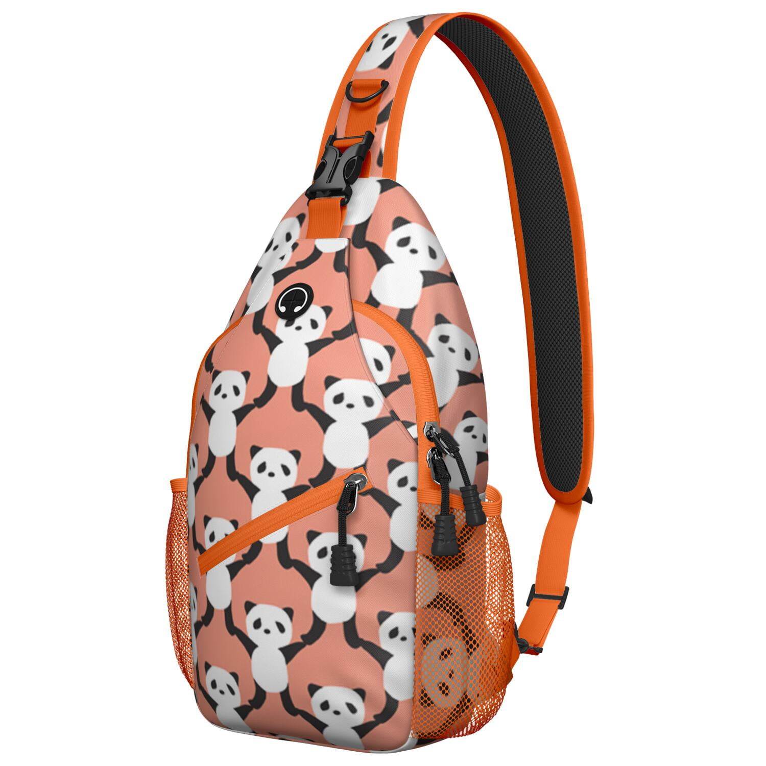Panda Rolling Backpack - Retractable Handle for Airport Travel Hiking ...