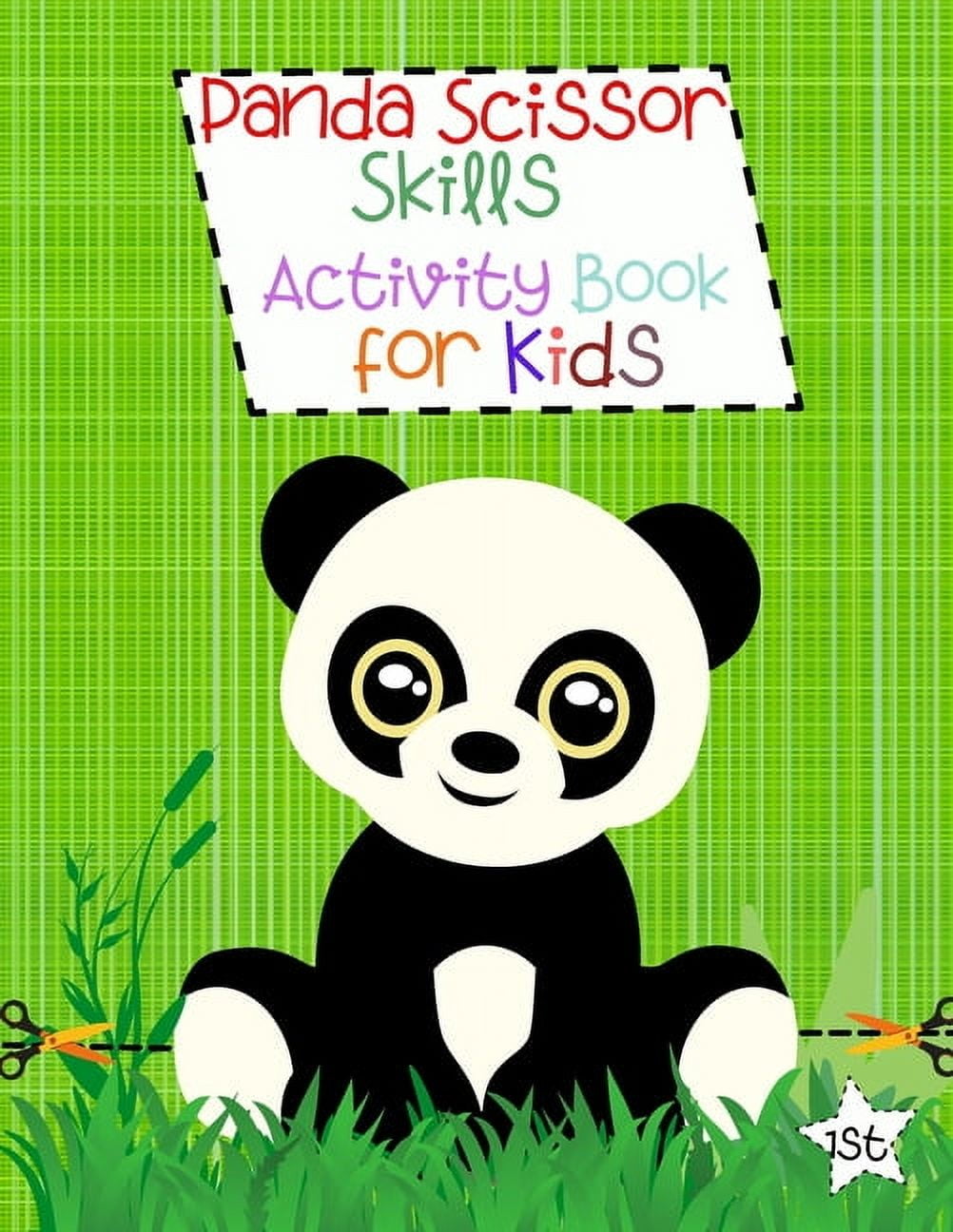 Panda Scissor Skills Activity Book for Kids: Coloring Activities for ...