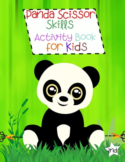 Panda Scissor Skills Activity Book for Kids: Cutting Practice for ...